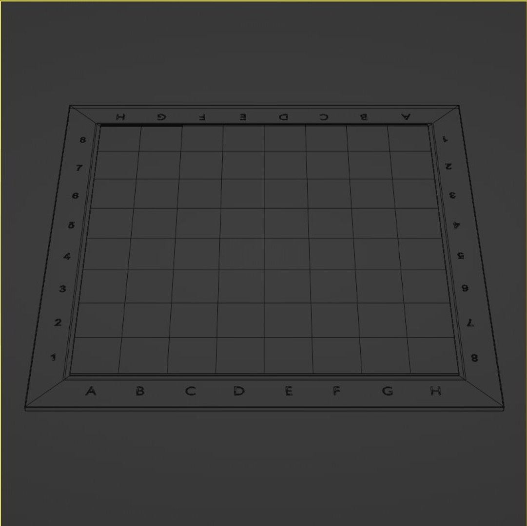 3D Chess Board - TurboSquid 2104203