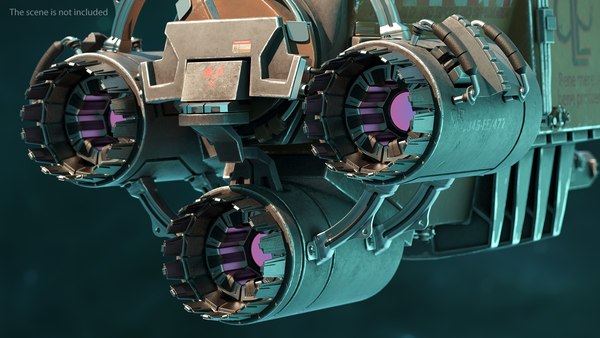 Sci fi space debris 3D model - TurboSquid 1503708