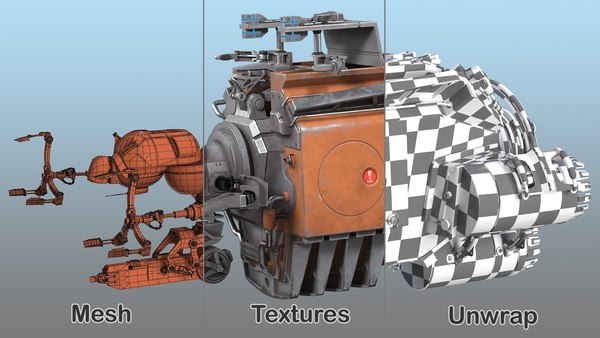 Sci fi space debris 3D model - TurboSquid 1503708
