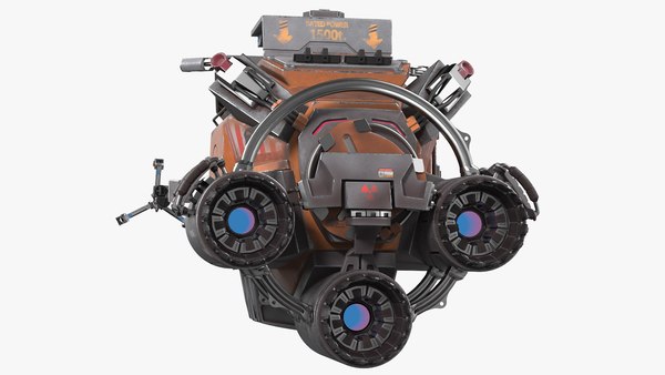 Sci fi space debris 3D model - TurboSquid 1503708
