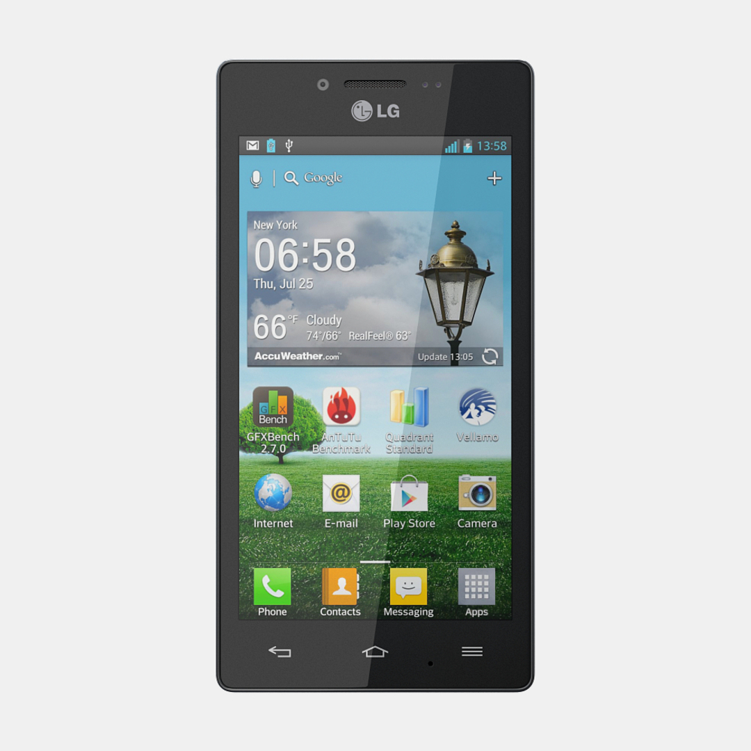 Lg Smartphones V3 Phones 3d Model