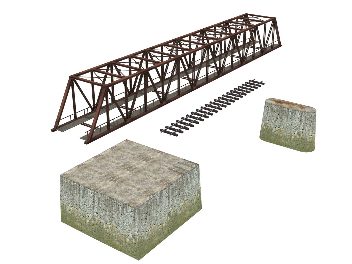 Bridge Railway 3D Model - TurboSquid 1321282
