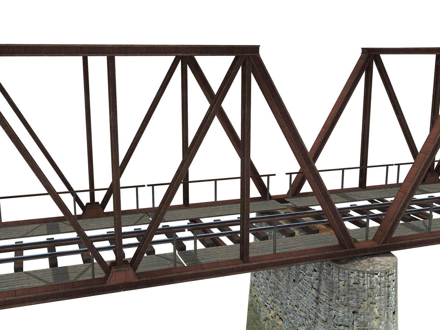 Bridge Railway 3D Model - TurboSquid 1321282