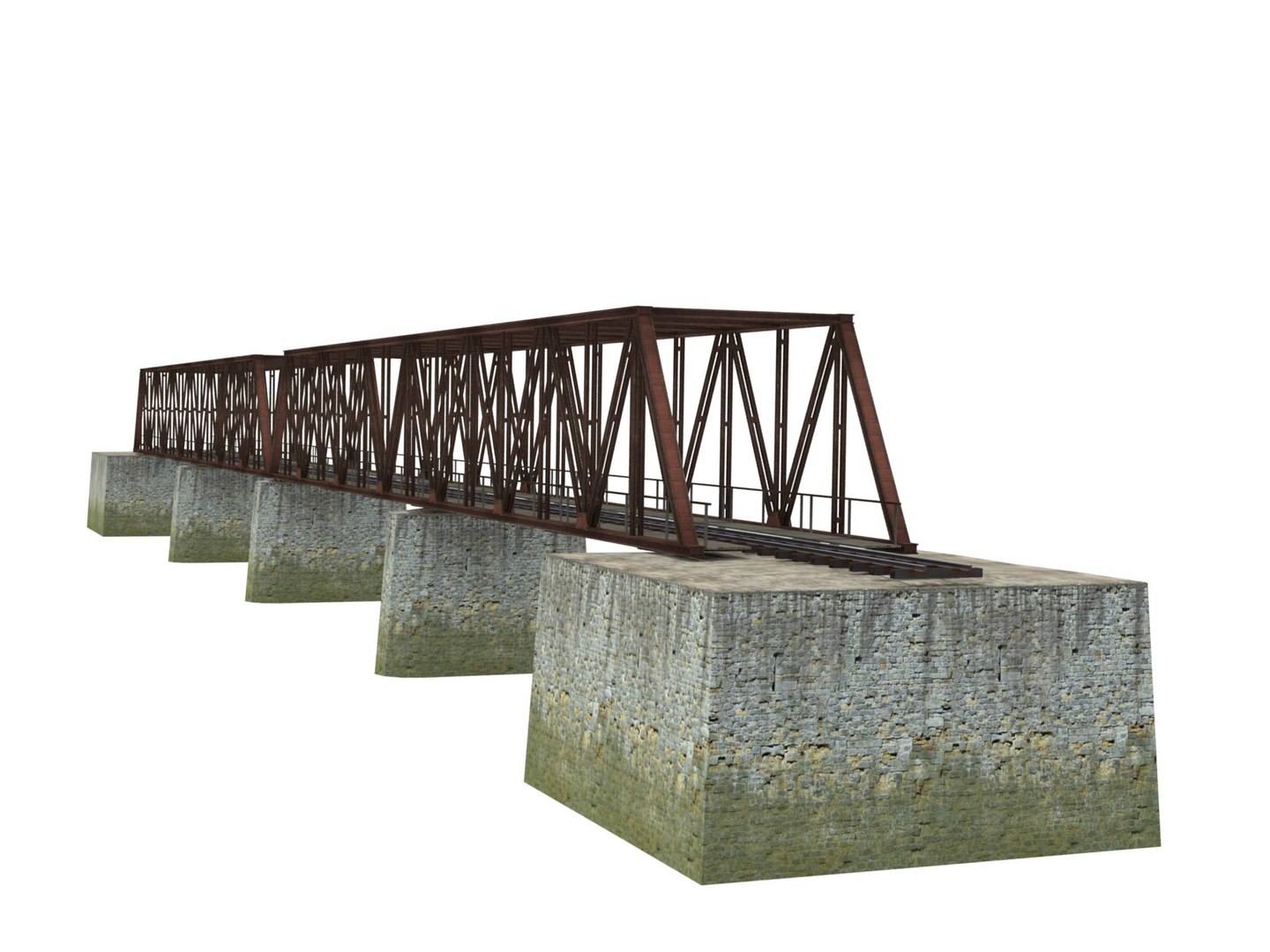 Bridge Railway 3D Model - TurboSquid 1321282