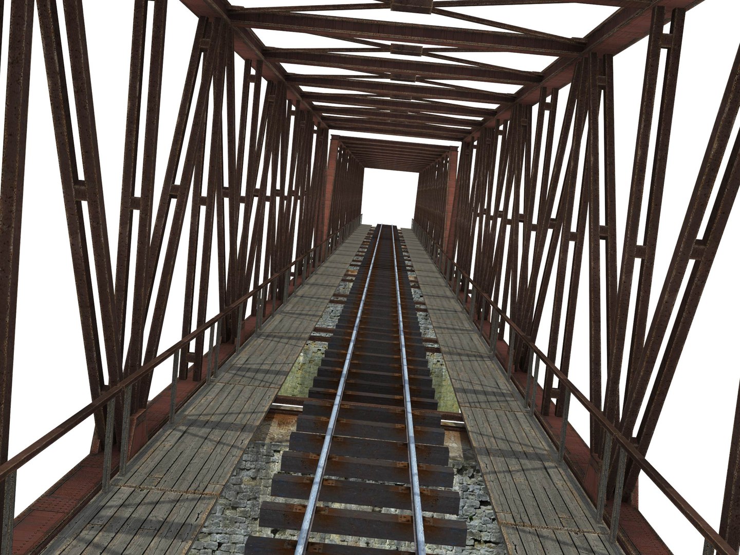 Bridge Railway 3D Model - TurboSquid 1321282