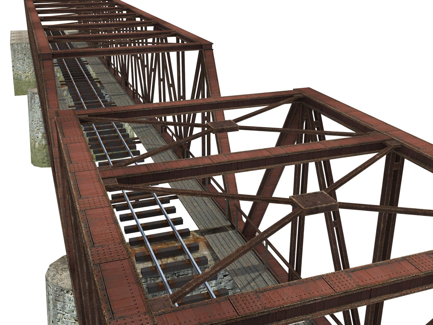 Bridge Railway 3D Model - TurboSquid 1321282