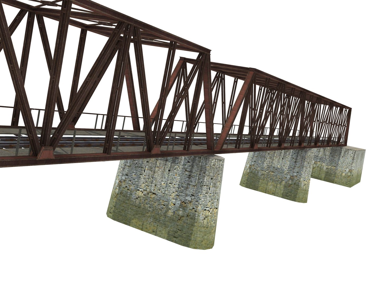 Bridge Railway 3D Model - TurboSquid 1321282