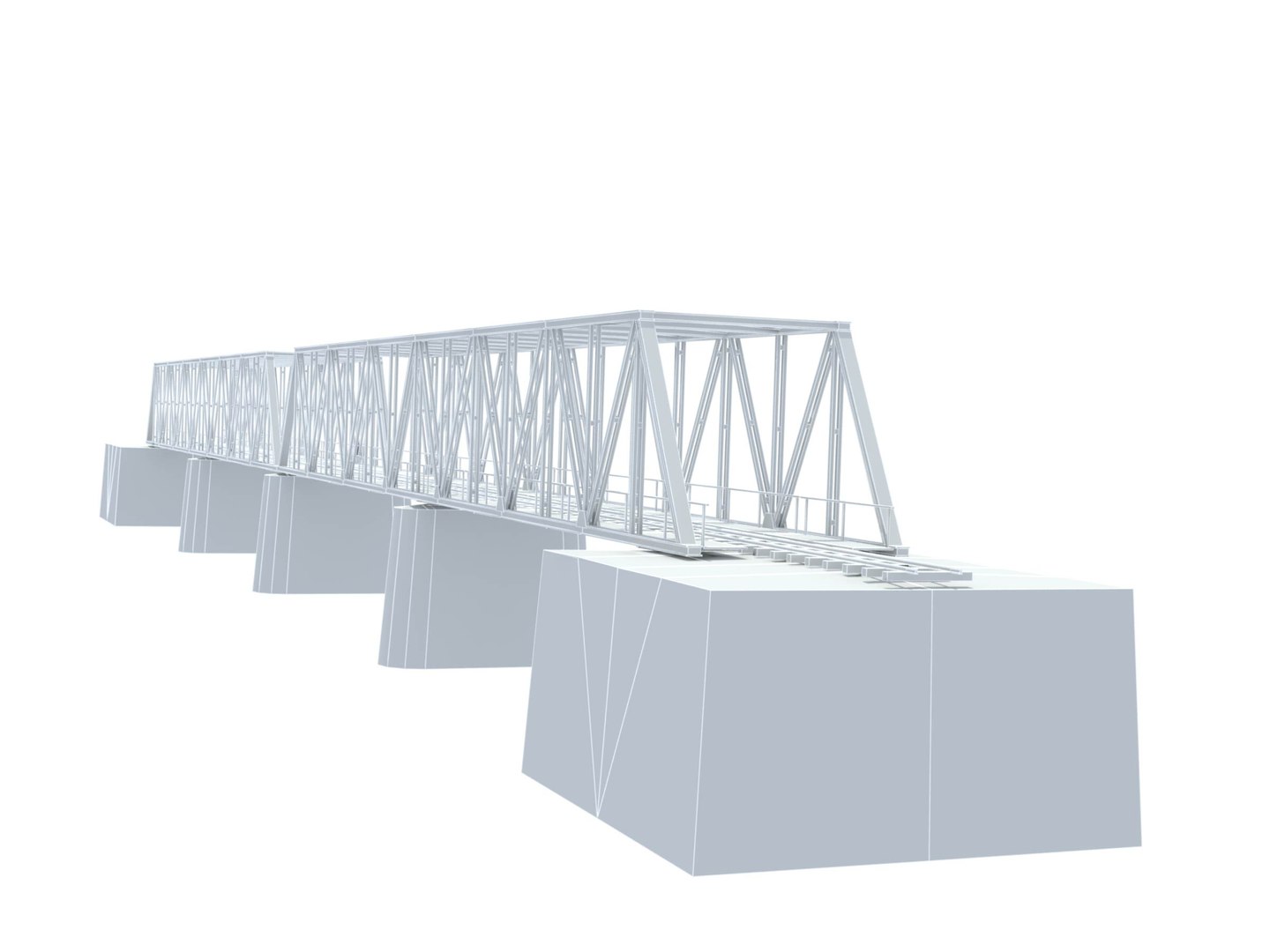 Bridge Railway 3D Model - TurboSquid 1321282