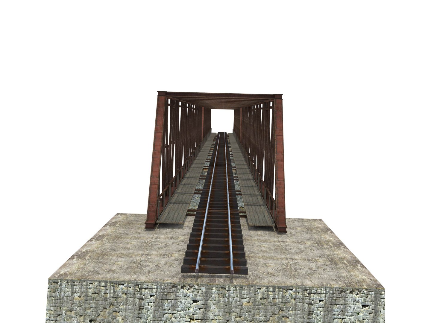 Bridge Railway 3D Model - TurboSquid 1321282