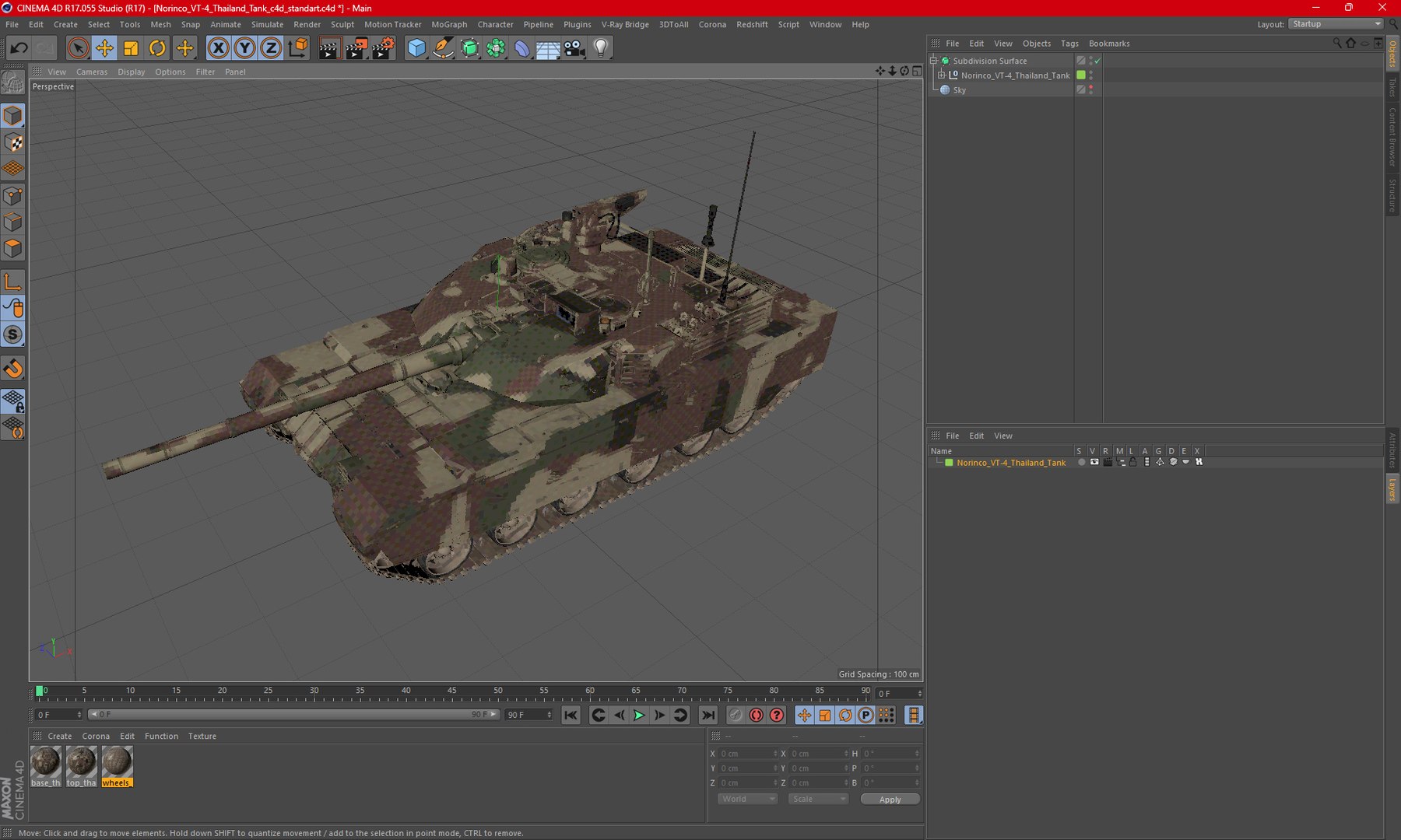 3D Model Norinco VT-4 Thailand Tank - TurboSquid 2101305