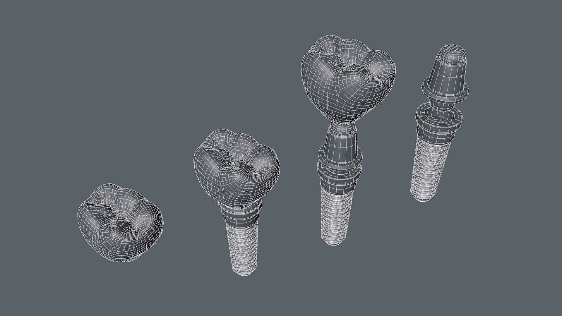 Dental Implant 3D Model - TurboSquid 1679544