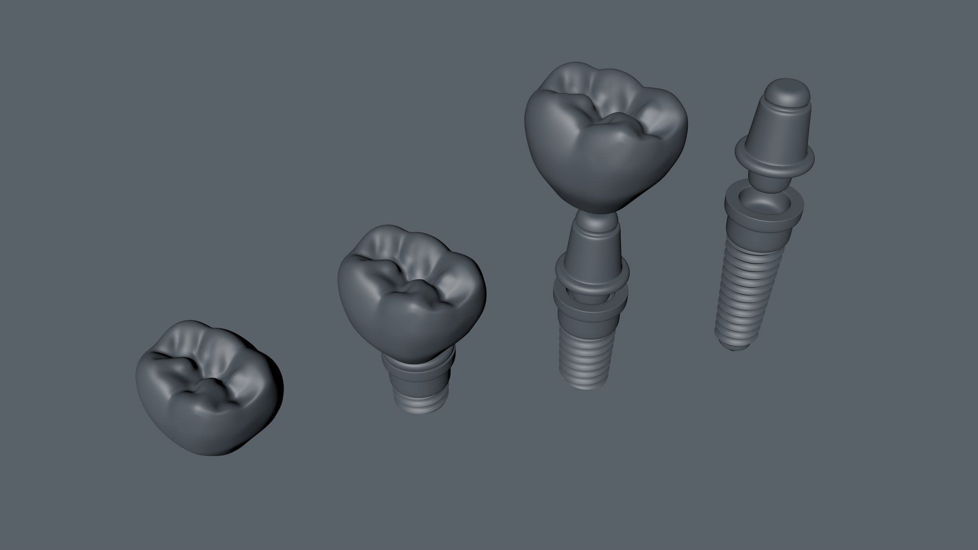 Dental Implant 3D Model - TurboSquid 1679544