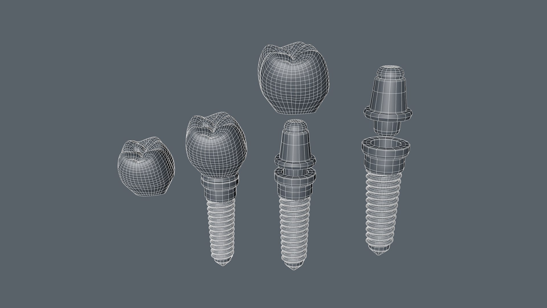 Dental Implant 3D Model - TurboSquid 1679544