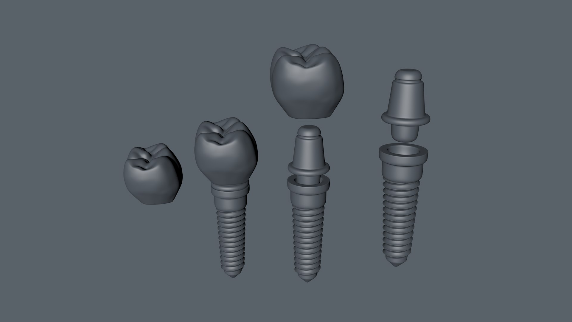Dental Implant 3D Model - TurboSquid 1679544