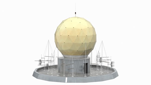 modelo 3d Colección de antenas de radar 3 - TurboSquid 1599095