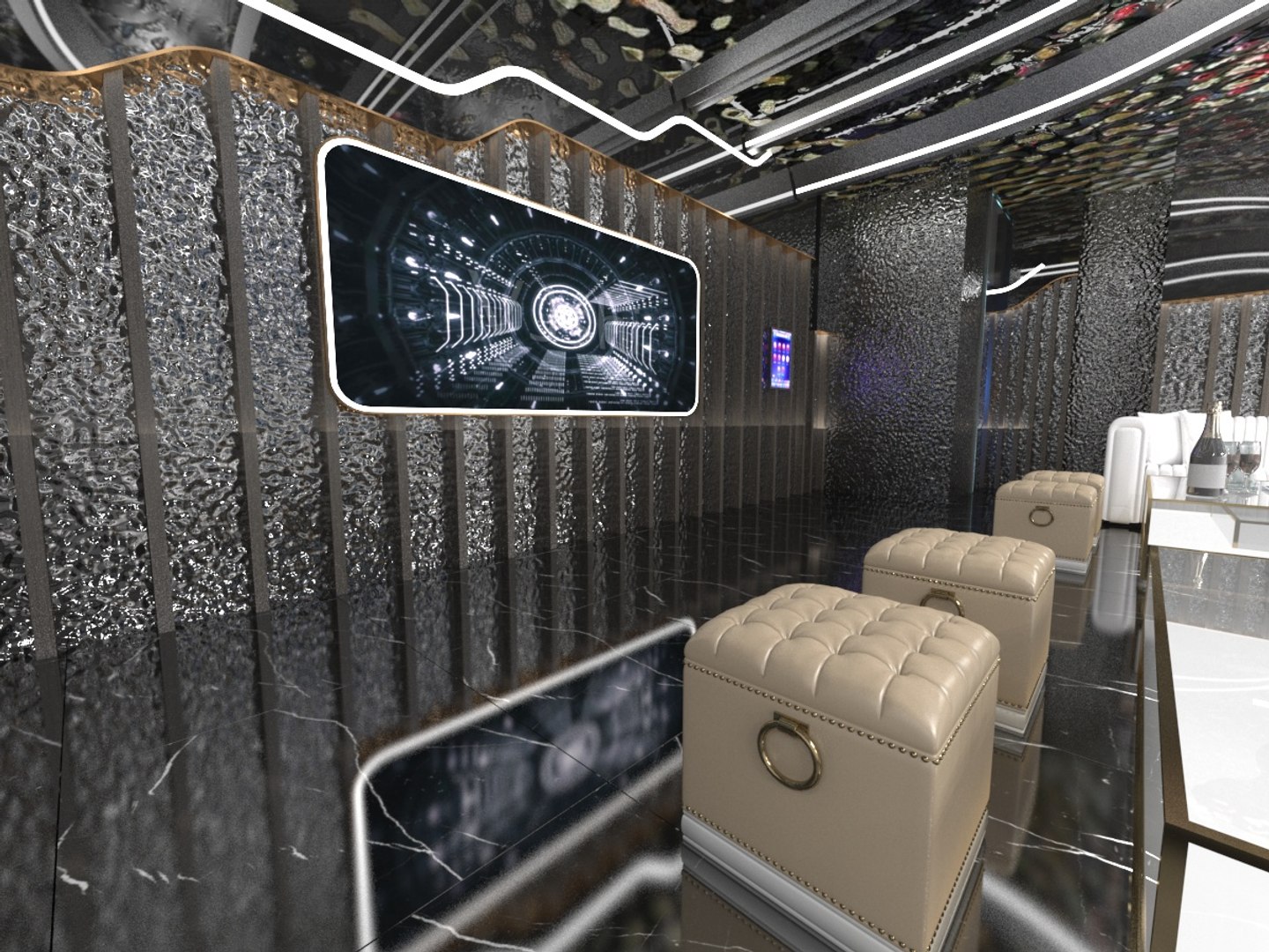 3D Model Bar Box 1 - TurboSquid 2000317