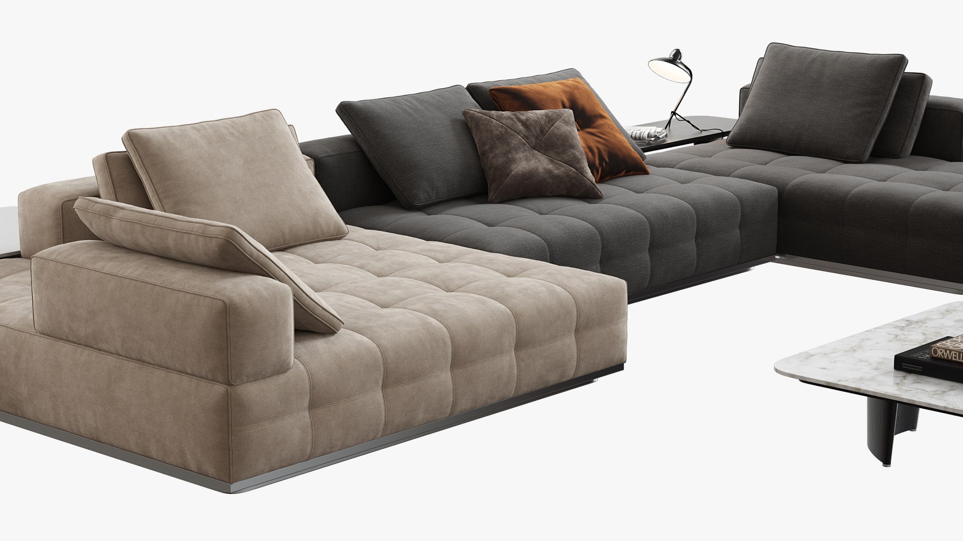 3D Minotti Lawrence Clan - TurboSquid 1441761