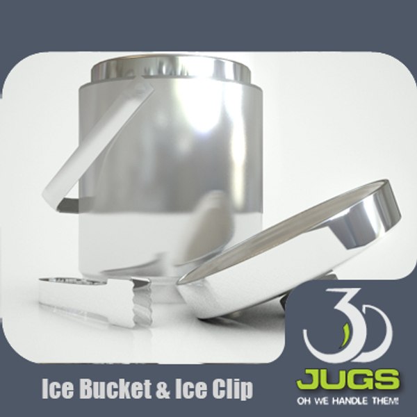 3d model minibar ice bucket