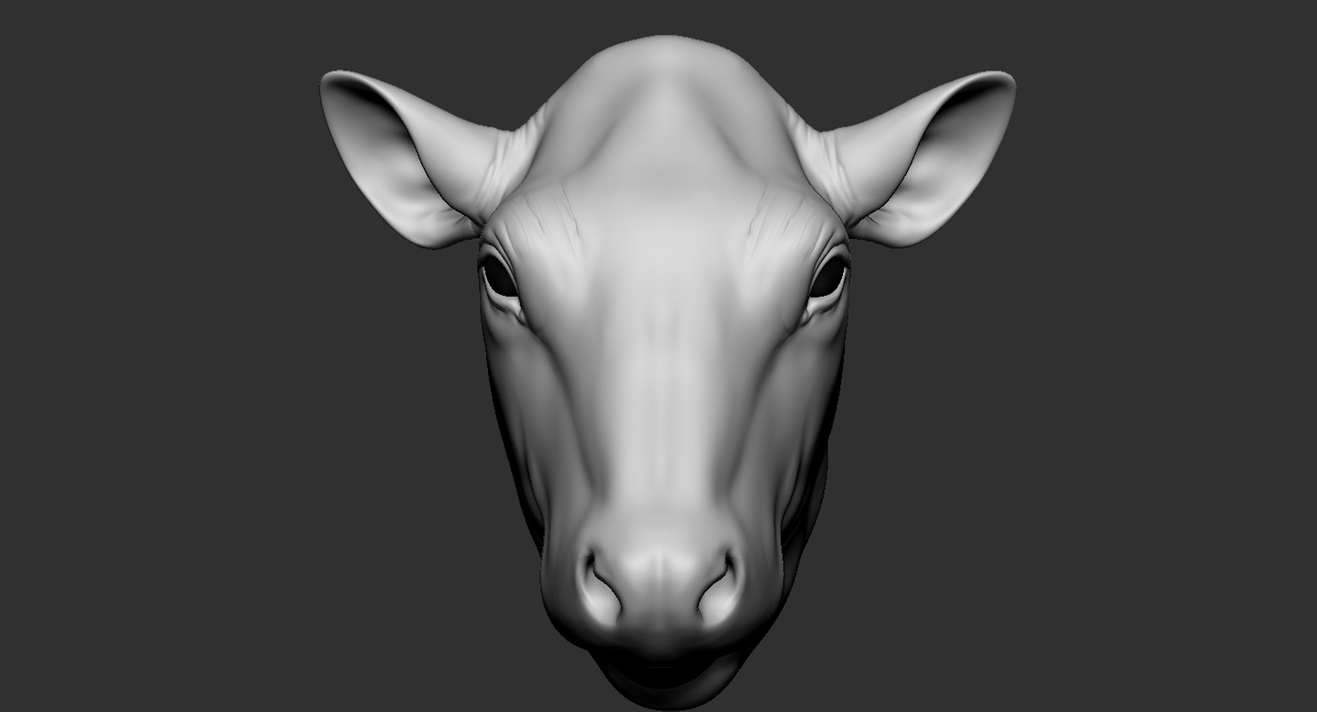 Cow Head Animal 2019 3D - TurboSquid 1428011