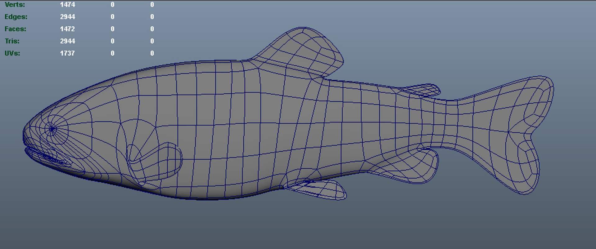 3D Rainbow Trout - TurboSquid 1204382
