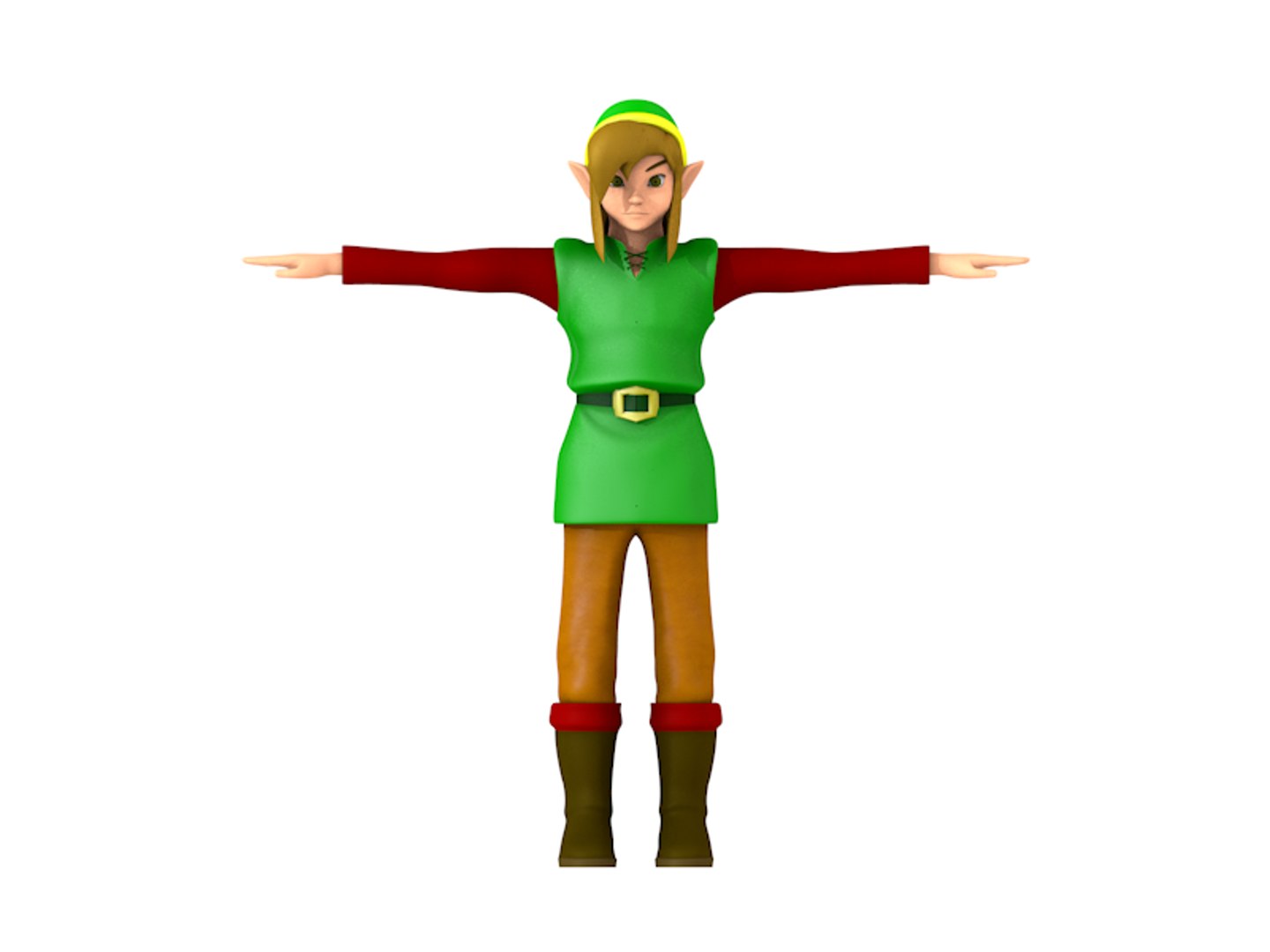 Link Legend Zelda 3d C4d