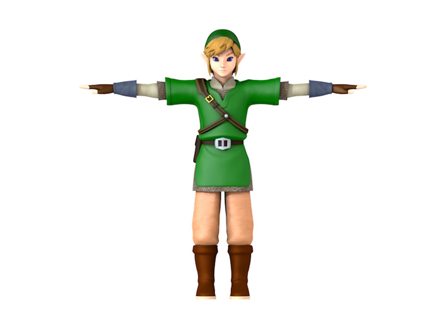 Link Legend Zelda 3d C4d