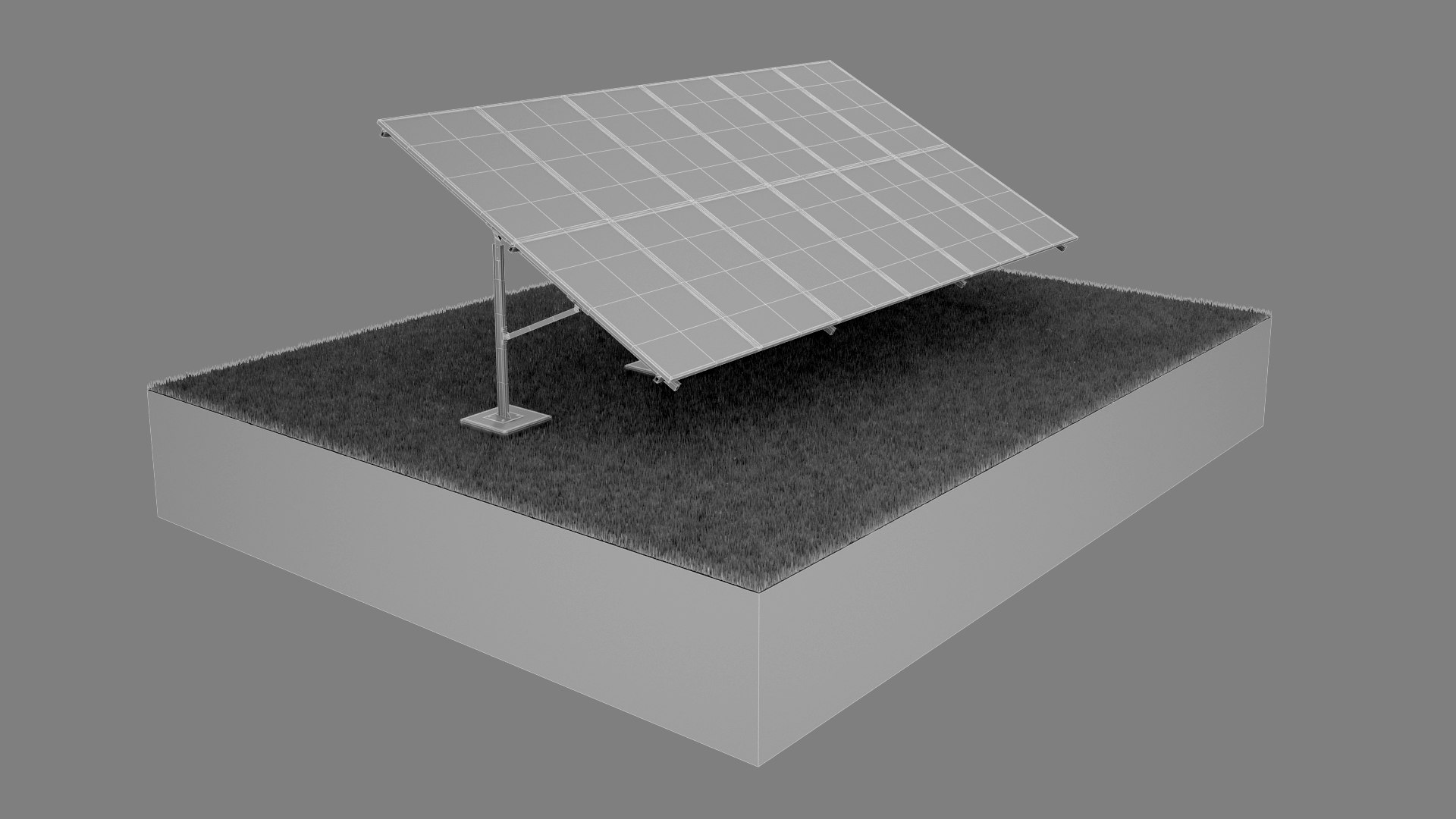 3D Photovoltaic Sun Farm Model - TurboSquid 1827905
