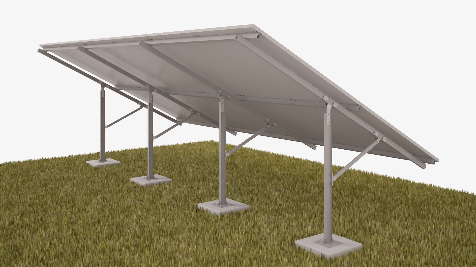 3D Photovoltaic Sun Farm Model - TurboSquid 1827905