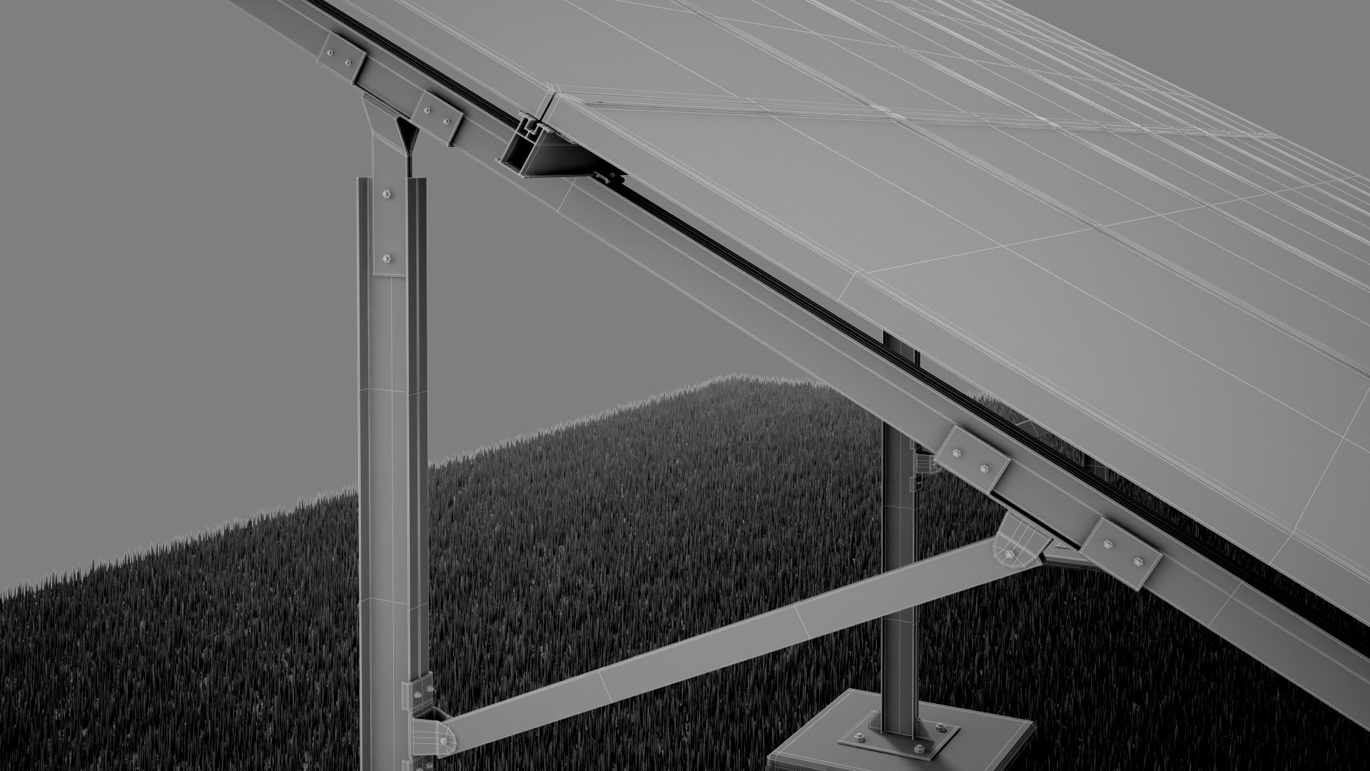 3D Photovoltaic Sun Farm Model - TurboSquid 1827905