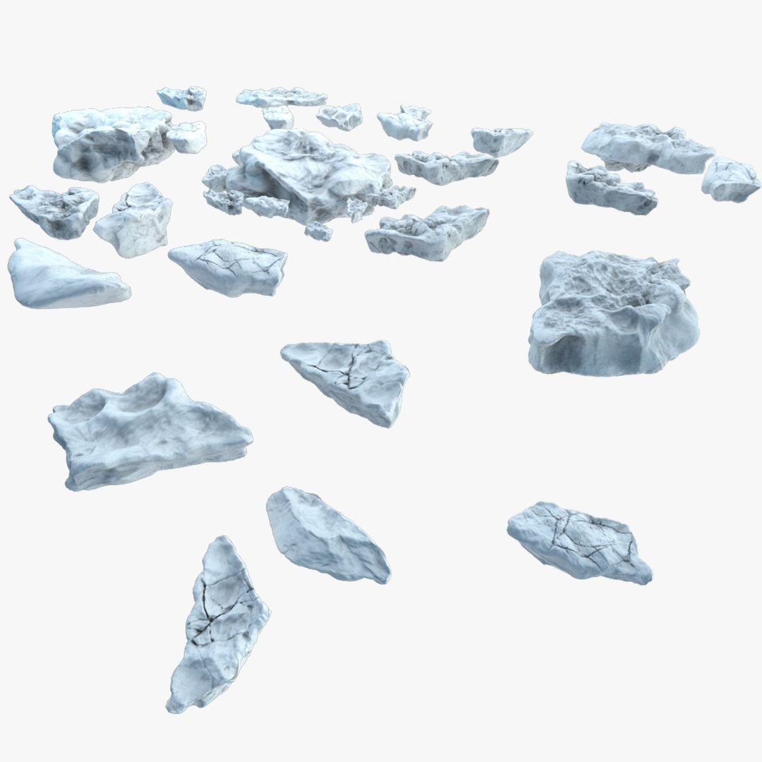 fragment ice 3d model