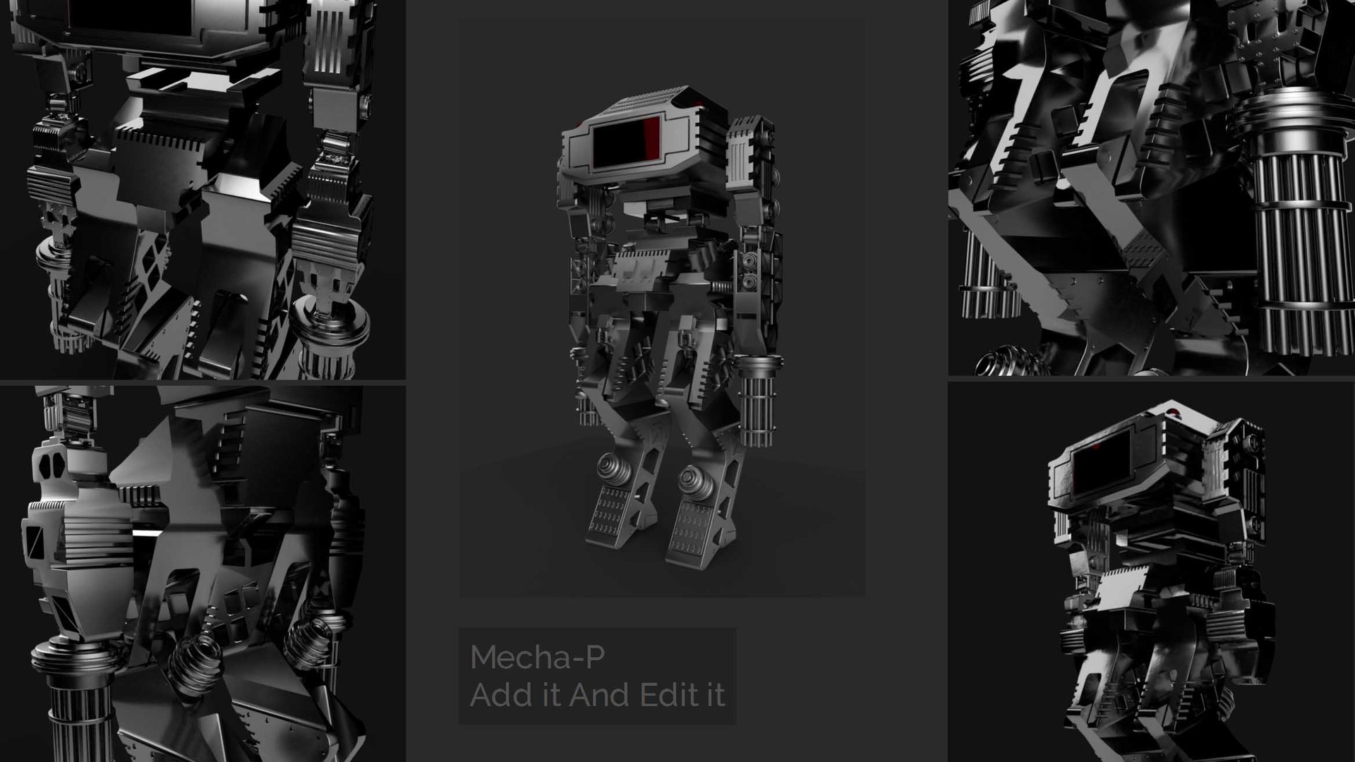 Sci-fi robot mecha 3D model - TurboSquid 1360497