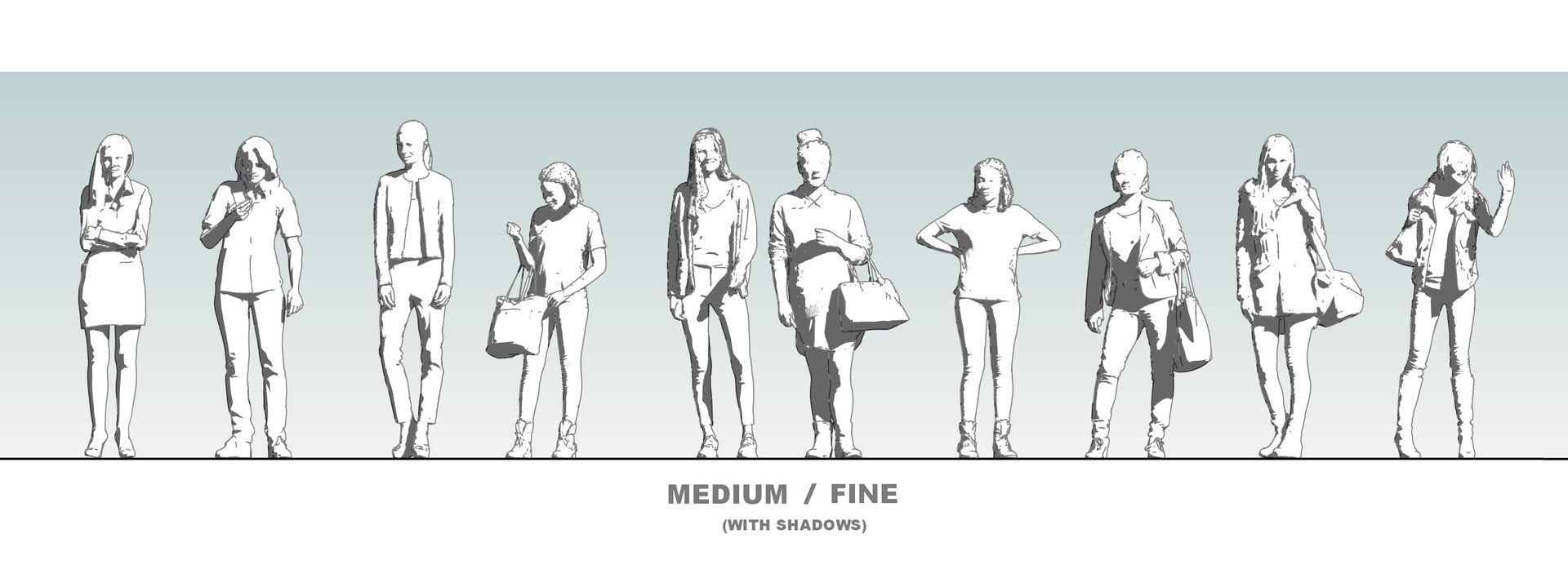 3D People - Adult Standing Still - Woman Model - TurboSquid 1772878