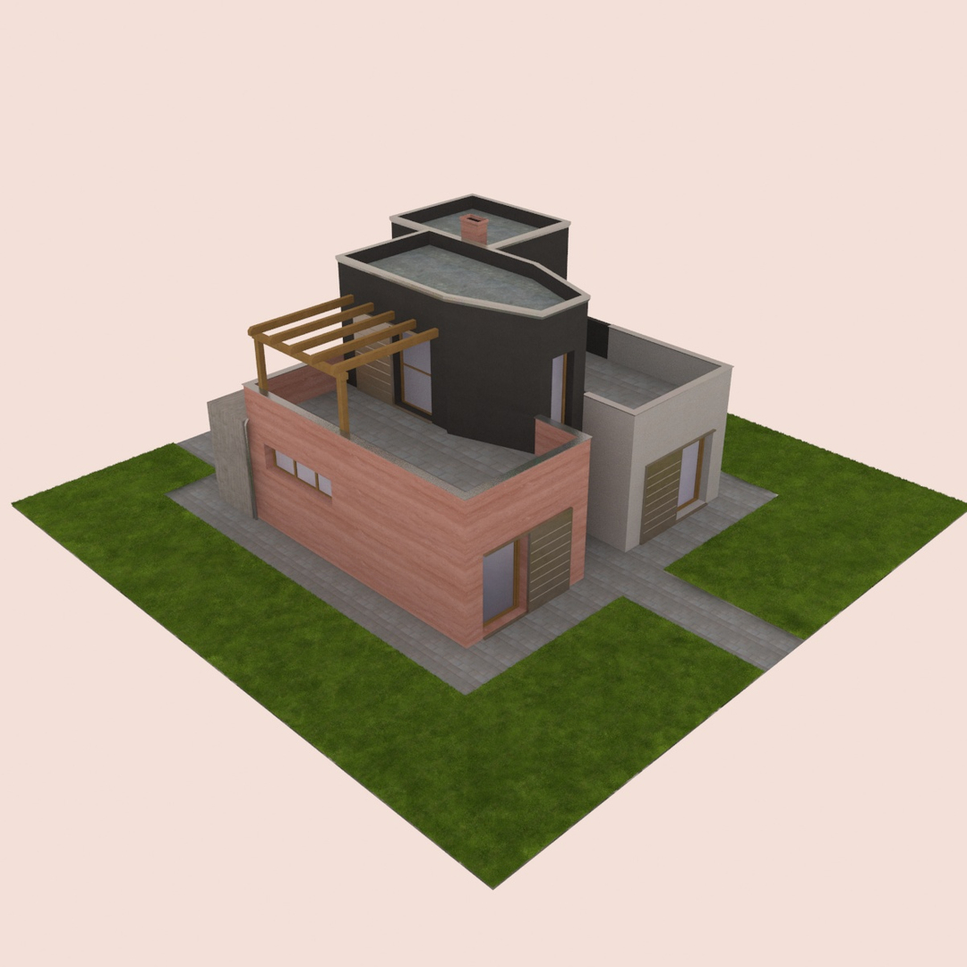 3d Modern Villa Model