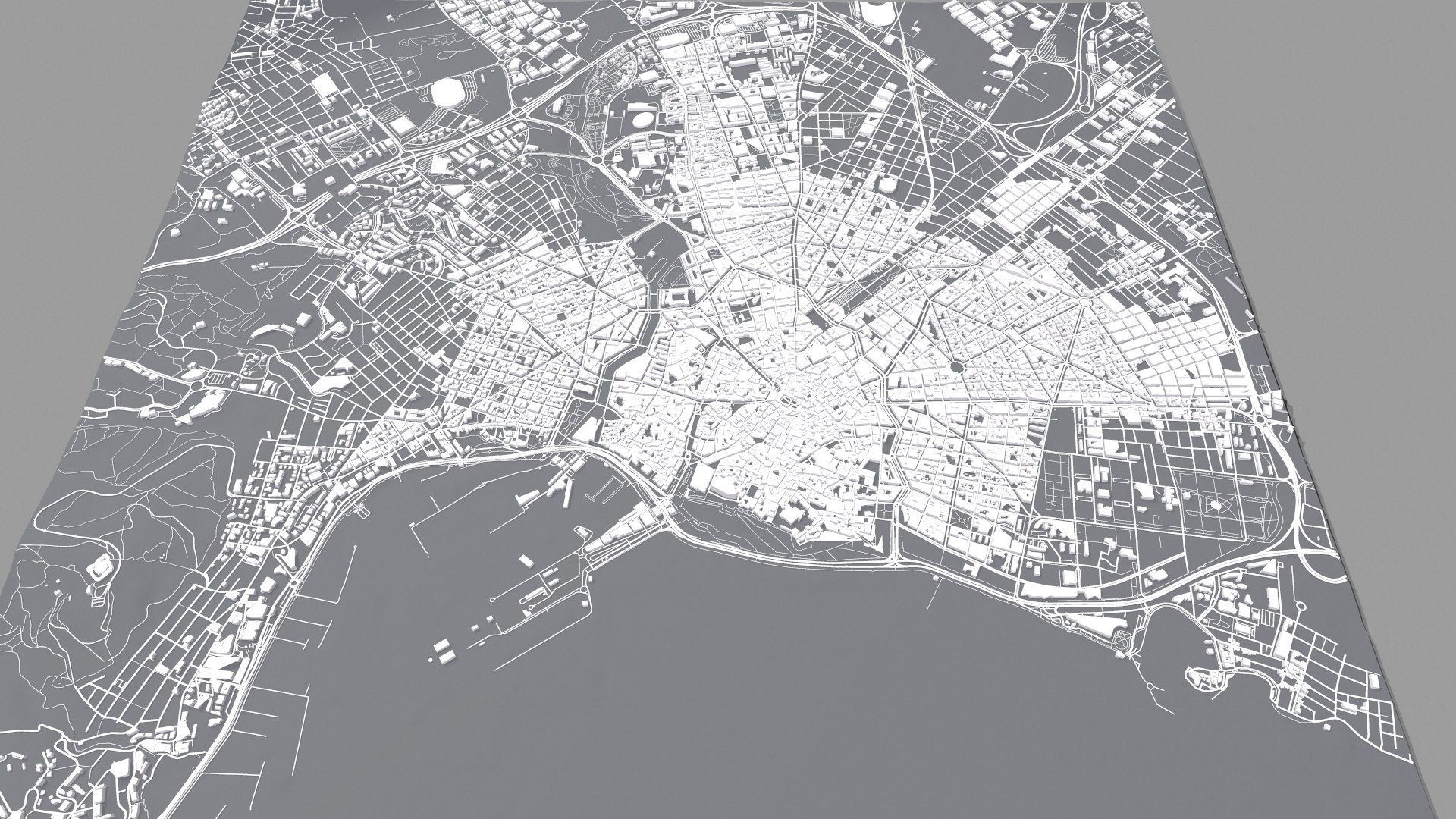 Cityscape Palma De Mallorca Spanish Island Of Mallorca 3D Model ...