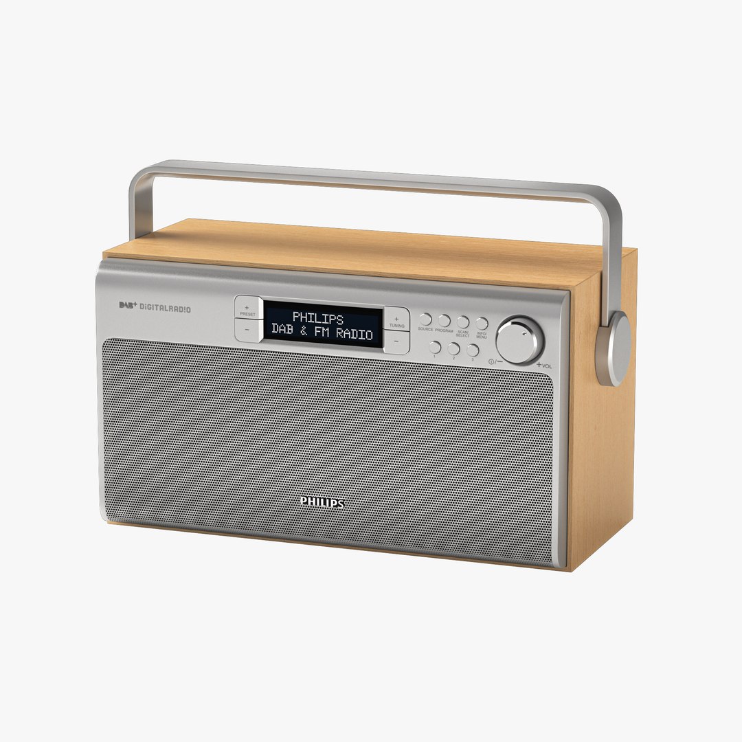 Philips AE5220 Portable Radio 3D Model - TurboSquid 1893871