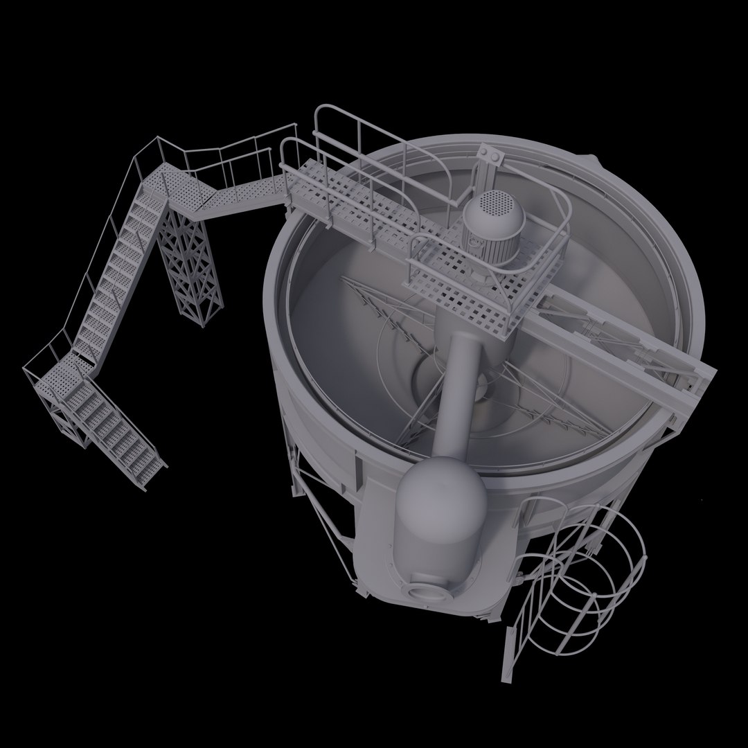 Industrial Machine 3d Model
