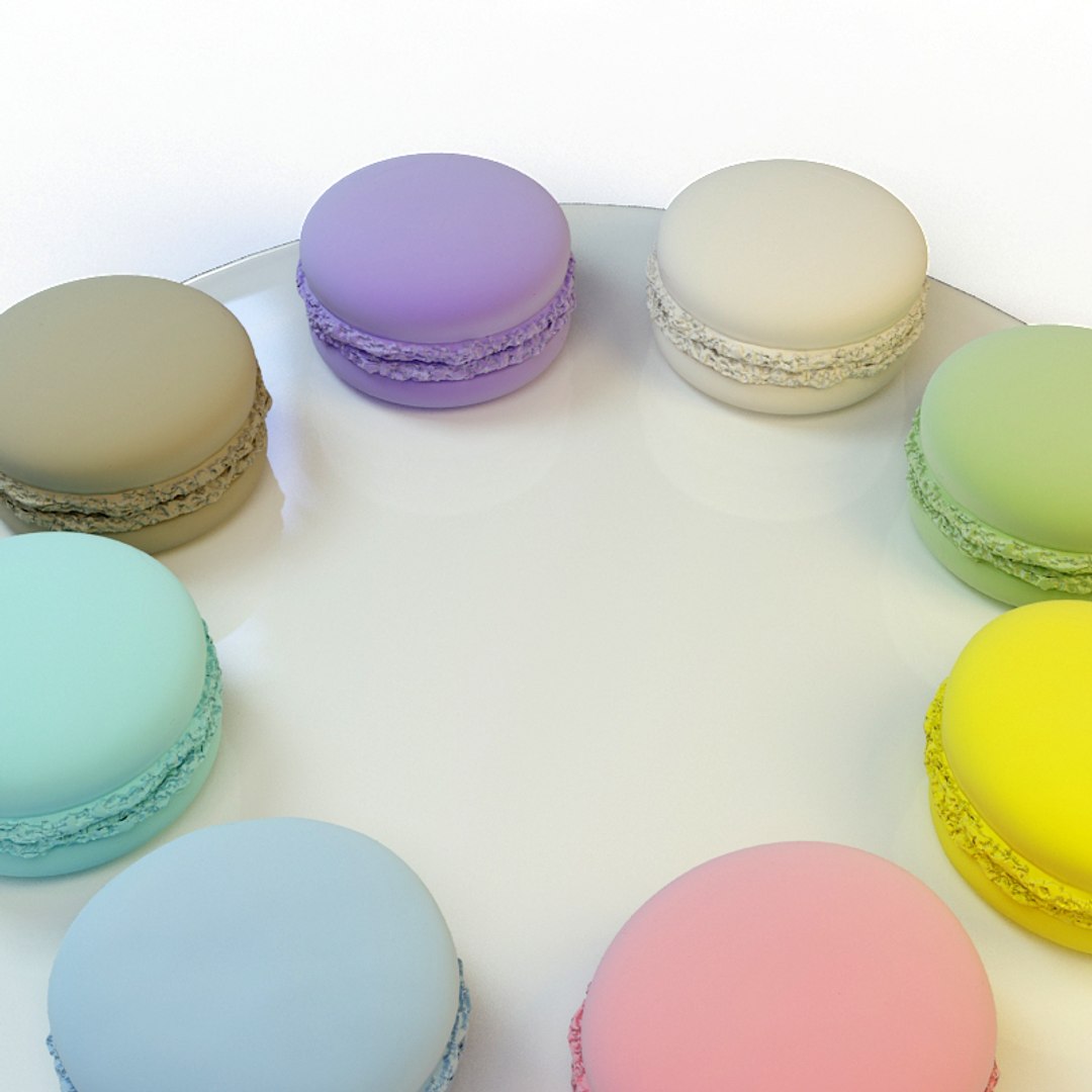 3d Model Macaron 008