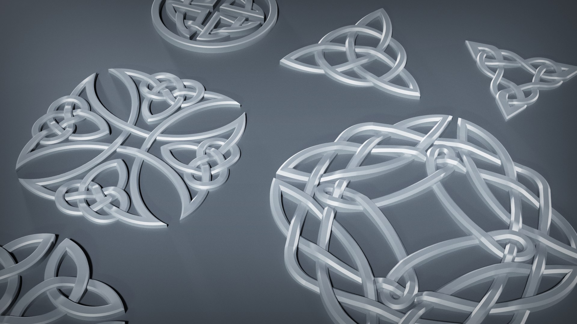 Celtic Knot Collection 3D Model - TurboSquid 2162154
