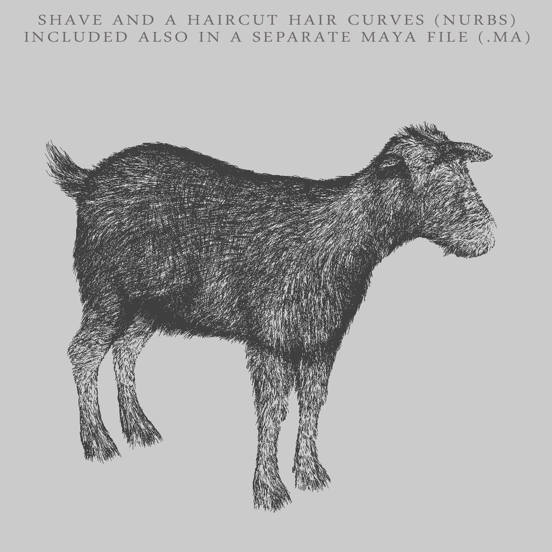 Maya Goat Fur Hair