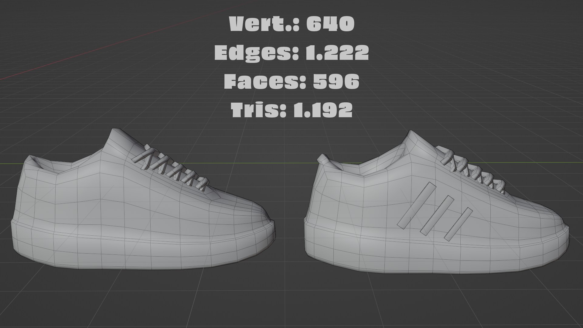 Low Poly Shoe Collection 3D Model - TurboSquid 1946073