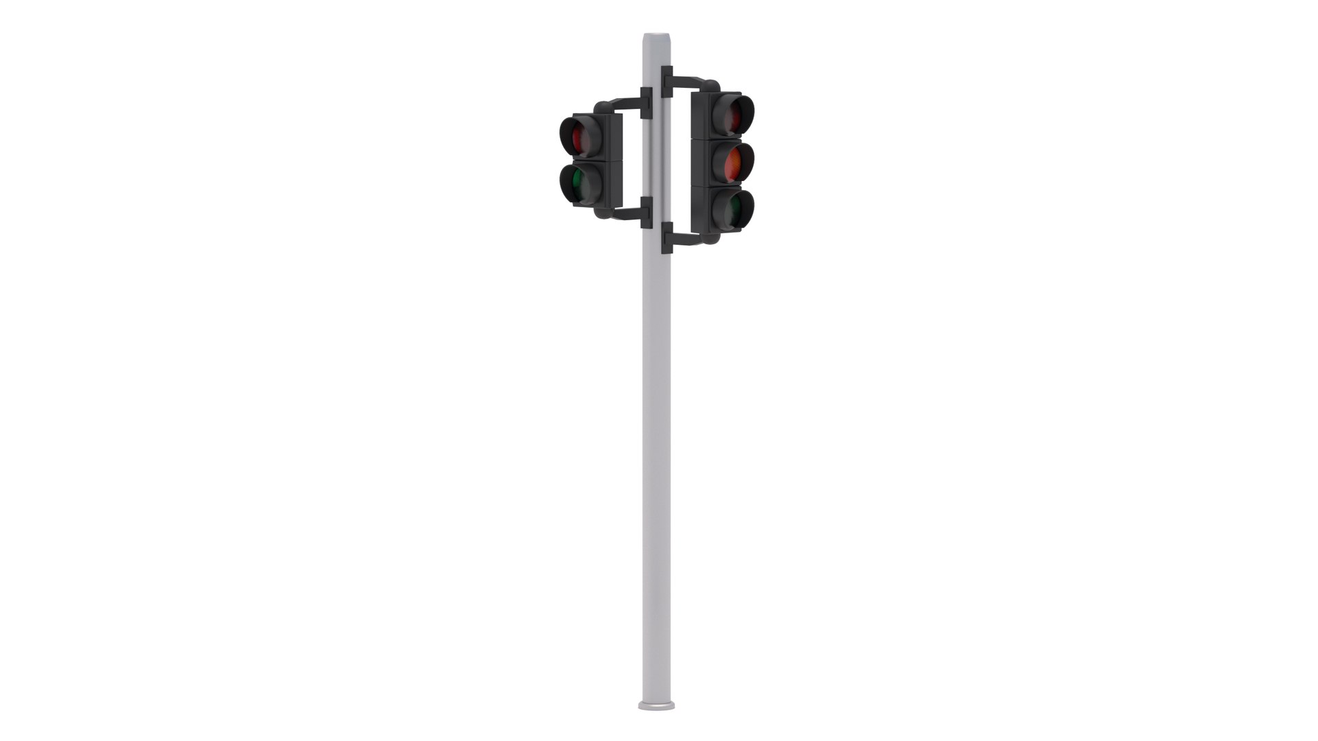 Traffic Light Set Collection 3D Model - TurboSquid 2271454