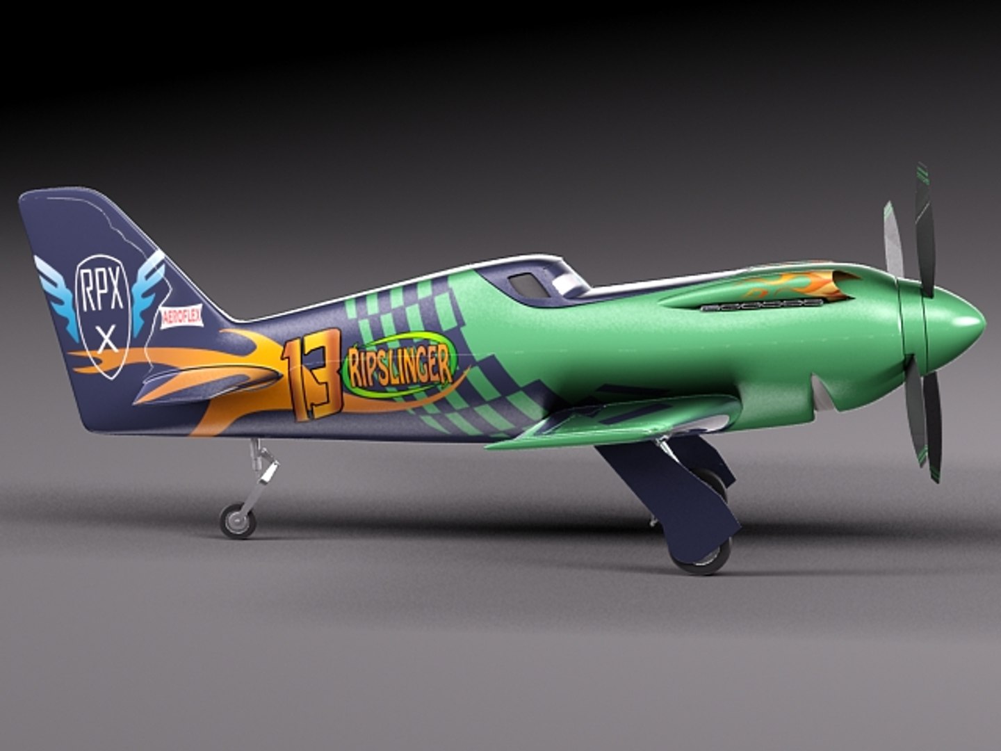 Sport Character Disney Ripslinger 3d Model