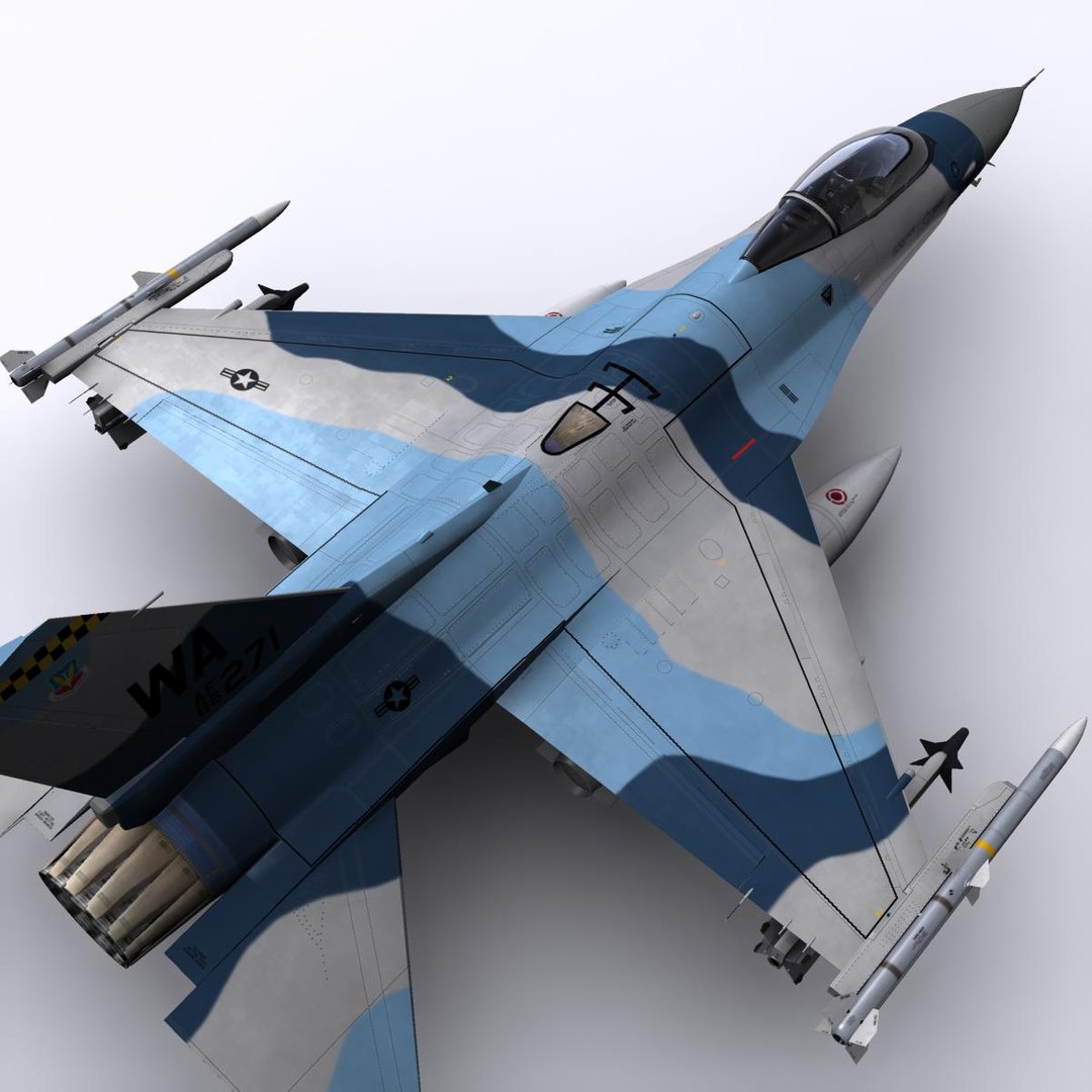 3d Model General Dynamics F-16 Fighting Falcon