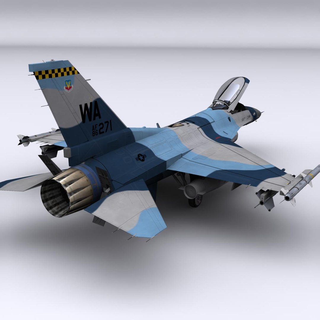 3d Model General Dynamics F-16 Fighting Falcon