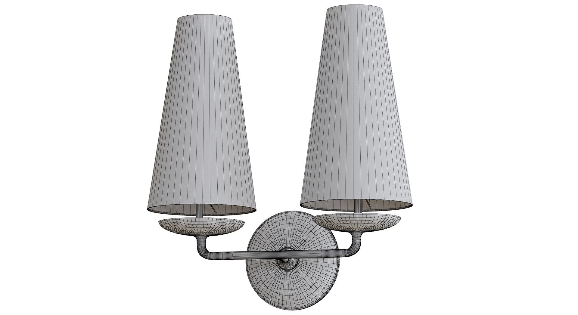 3D Model Fontaine Double Sconce - TurboSquid 2371046