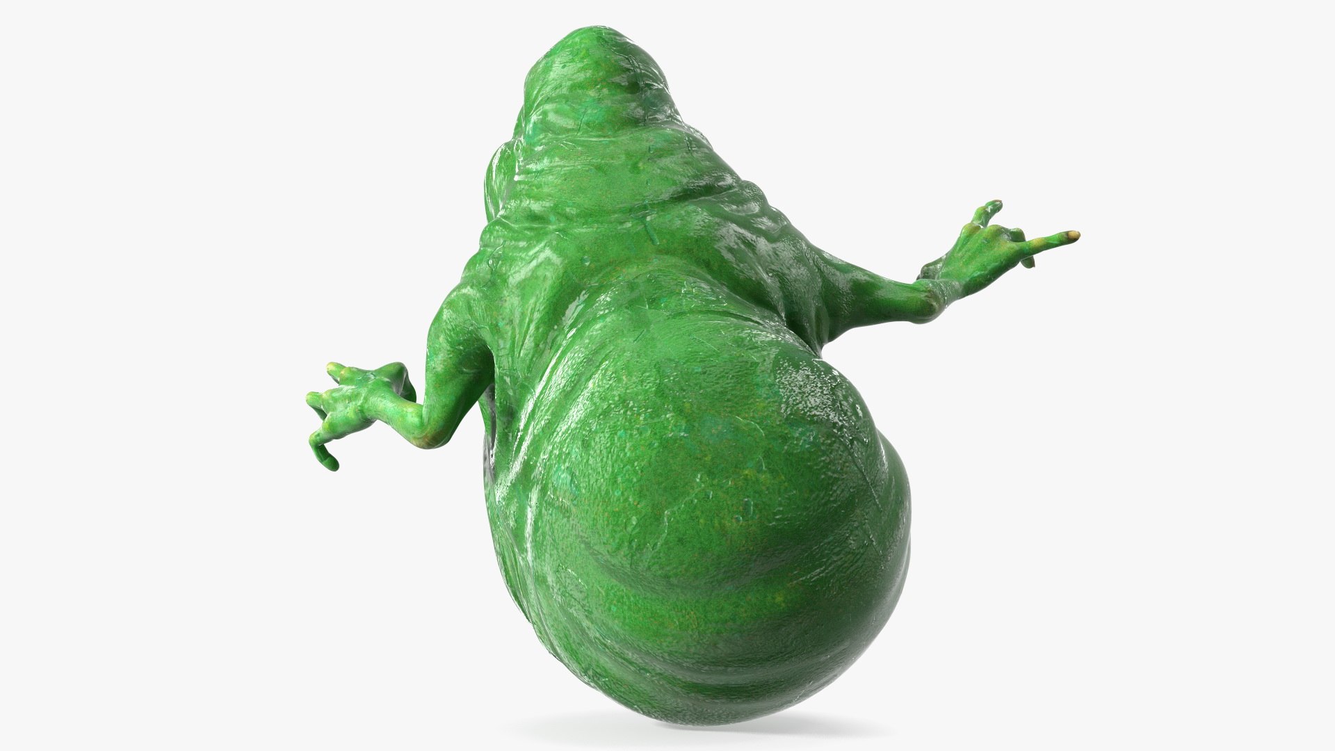 Green Ghost Slimer Flying Pose For 3D Print 3D - TurboSquid 2355384