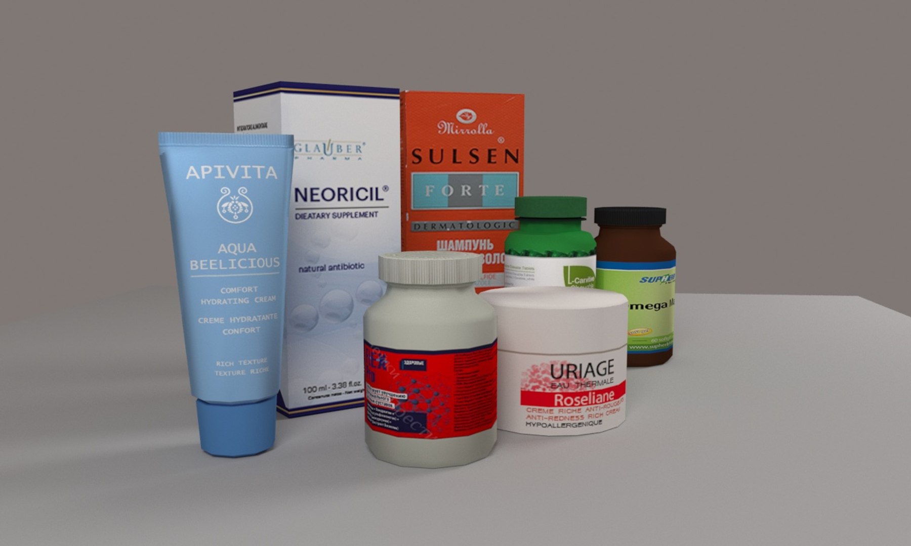 3D pharmacy cream - TurboSquid 1629042