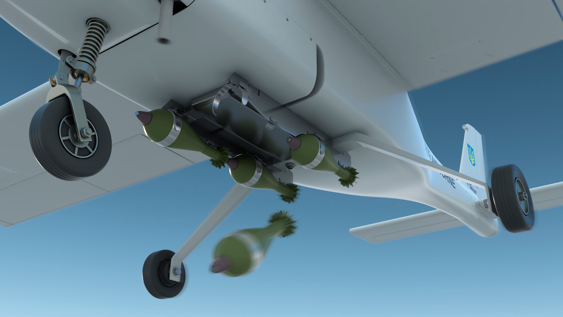 3D UKRJET UJ22 Airborne Drone Rigged - TurboSquid 1943761
