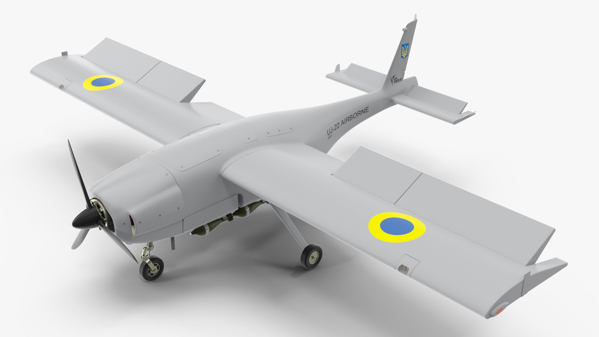 3D UKRJET UJ22 Airborne Drone Rigged - TurboSquid 1943761