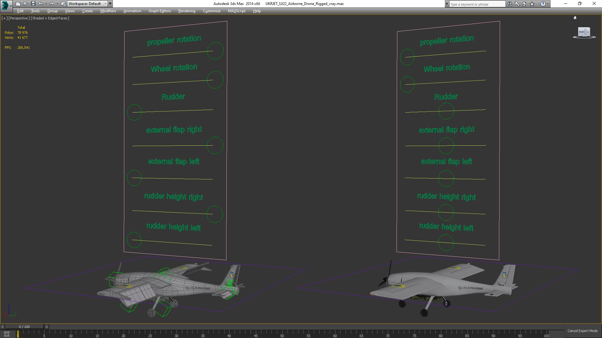 3D UKRJET UJ22 Airborne Drone Rigged - TurboSquid 1943761